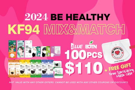 KF94 Masks, Posh, BOTN, Blue Mask, Cosmetics, Ginseng – Be Healthy