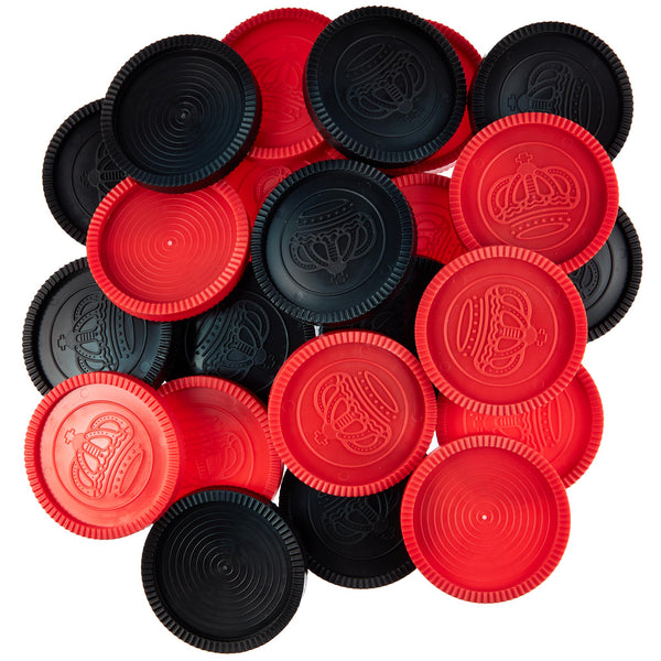 Jumbo Replacement Checkers – Oversized, Durable, Game – Be Healthy
