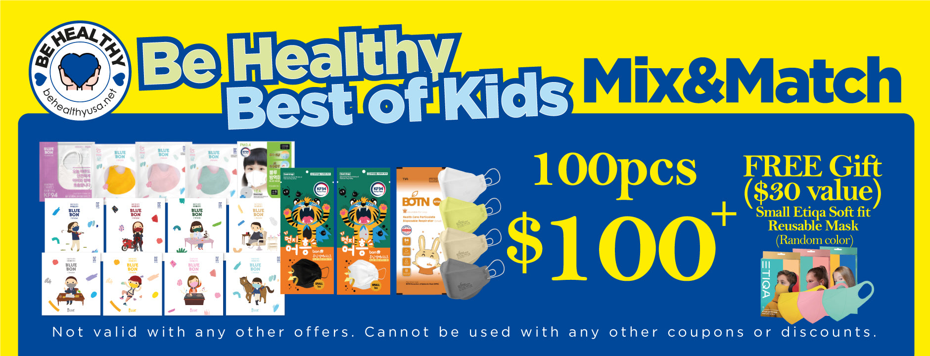 KF94 Masks, Posh, BOTN, Blue Mask, Cosmetics, Ginseng – Be Healthy