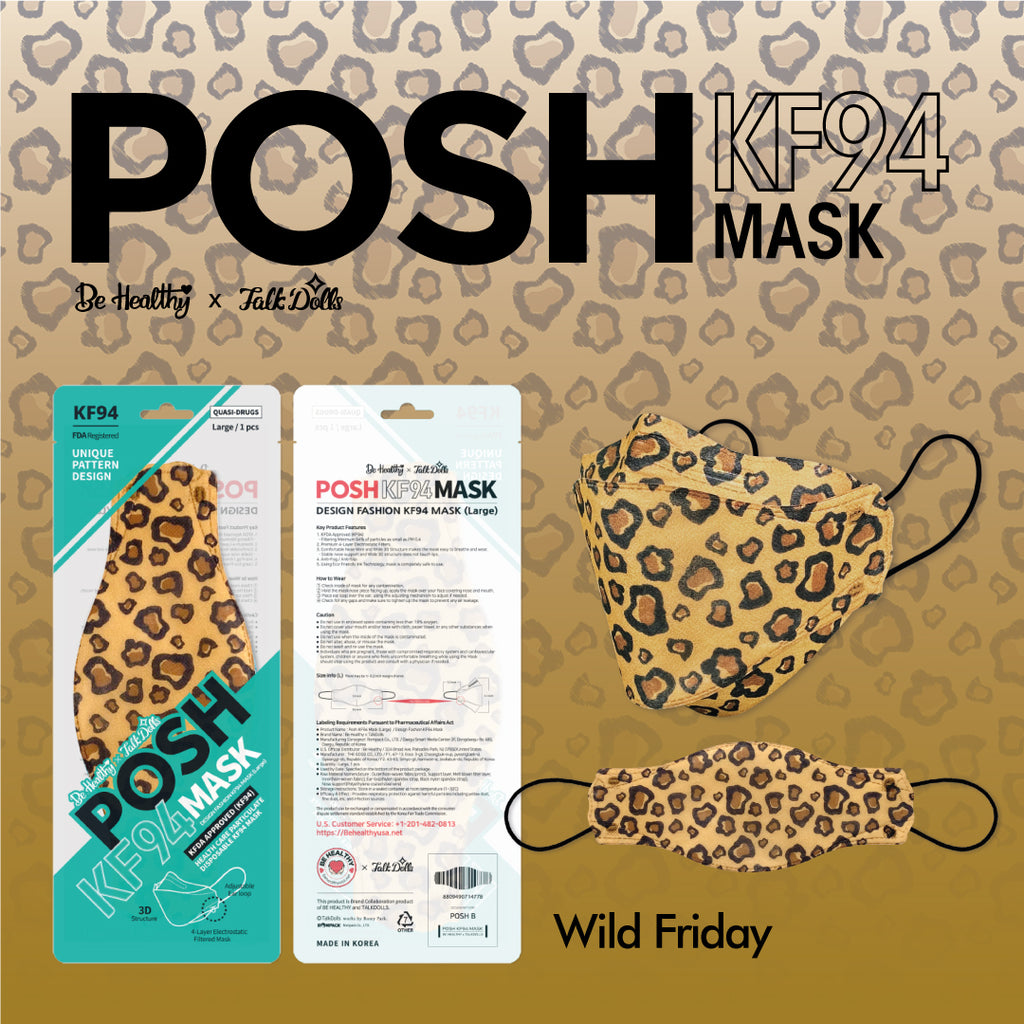 POSH KF94 Mask Wild Friday (B10) – Be Healthy