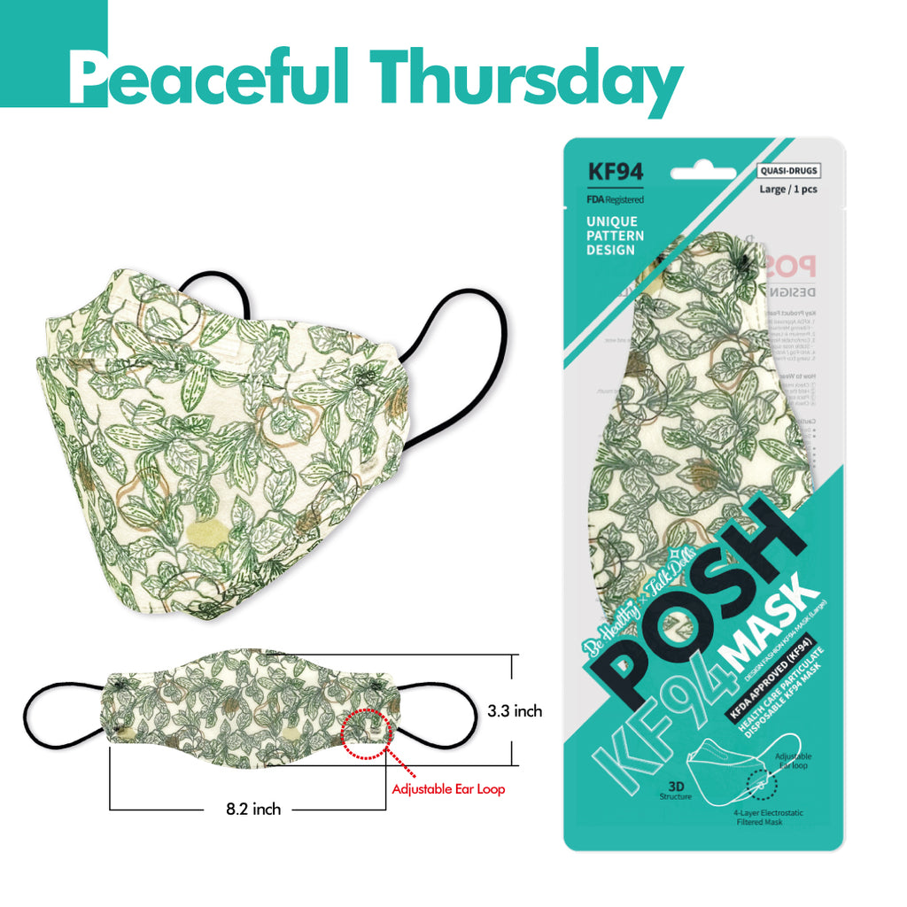 POSH KF94 Mask Peaceful Thursday (B09) – Be Healthy